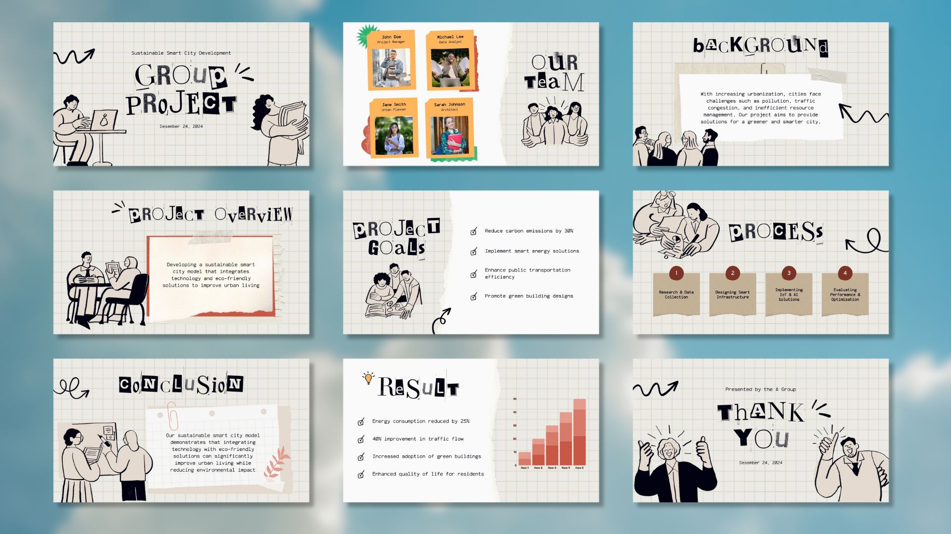 Group Project Presentation - PowerPoint Templates by Calypsosky Project ...