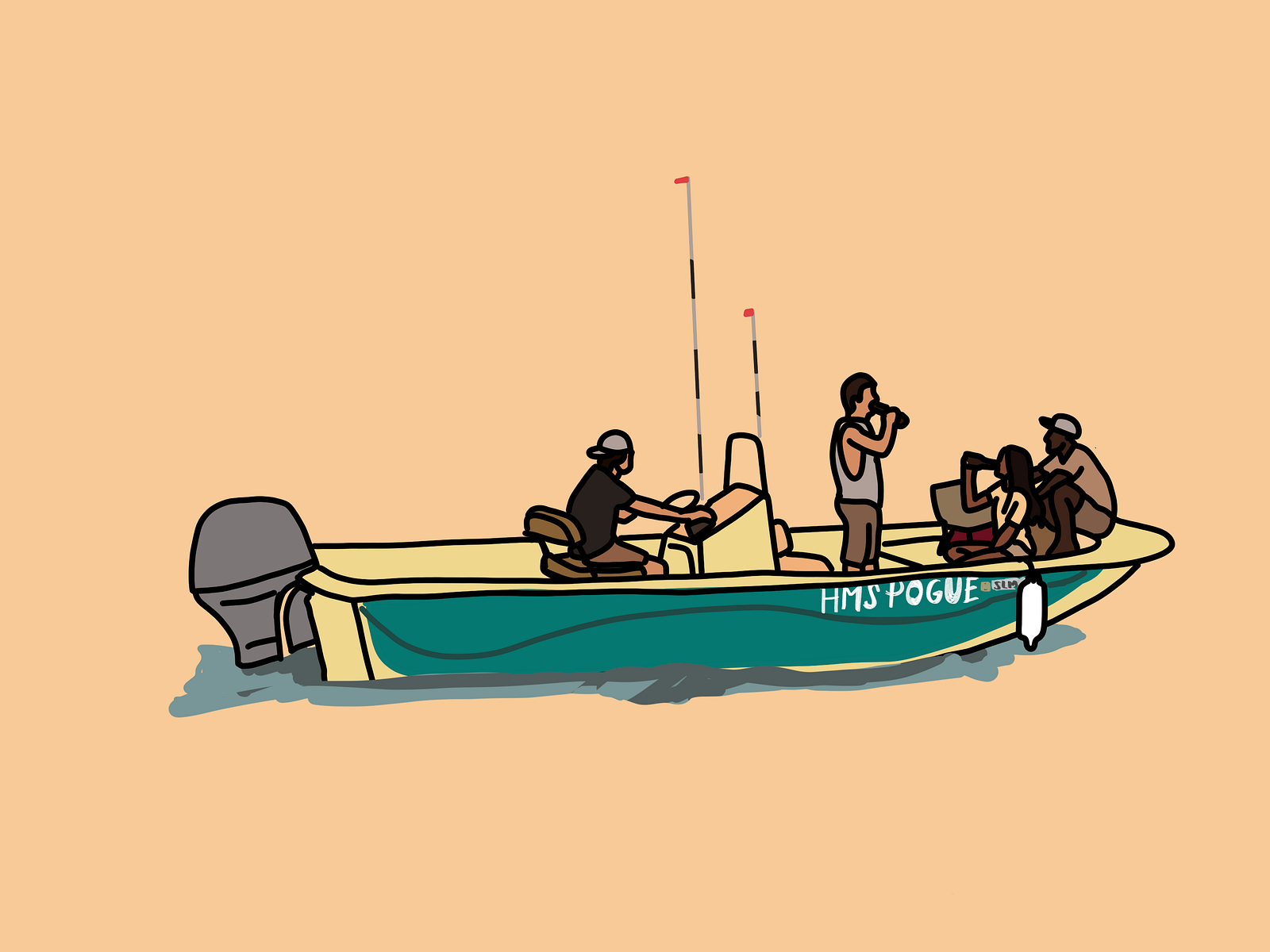 Outer Banks HMS Pogue by Sophia Mitropoulos on Dribbble