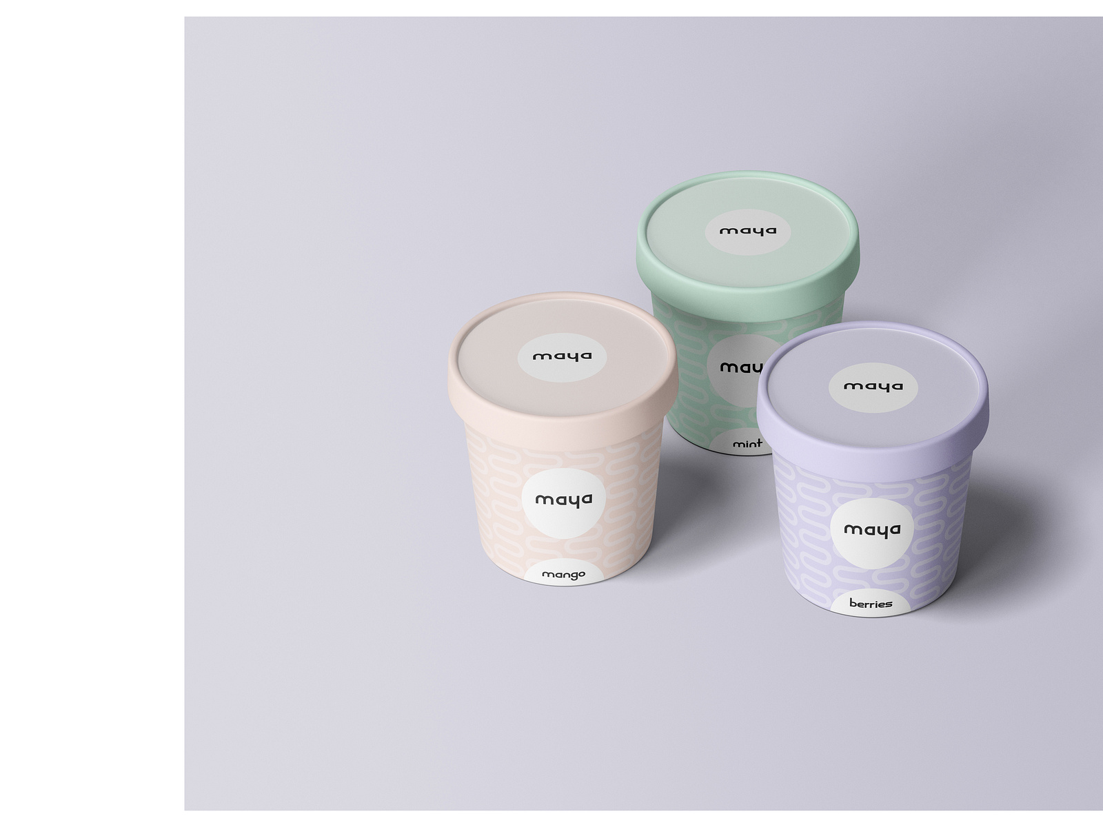 Maya Ice Cream Packaging by Darius Enache on Dribbble