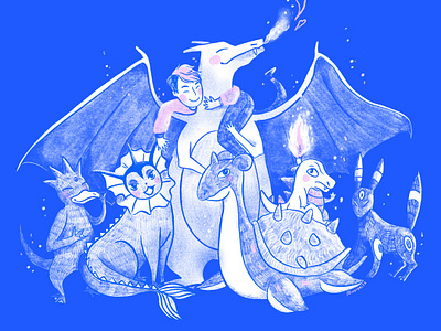 Pokemon crew by Natalia Balza on Dribbble