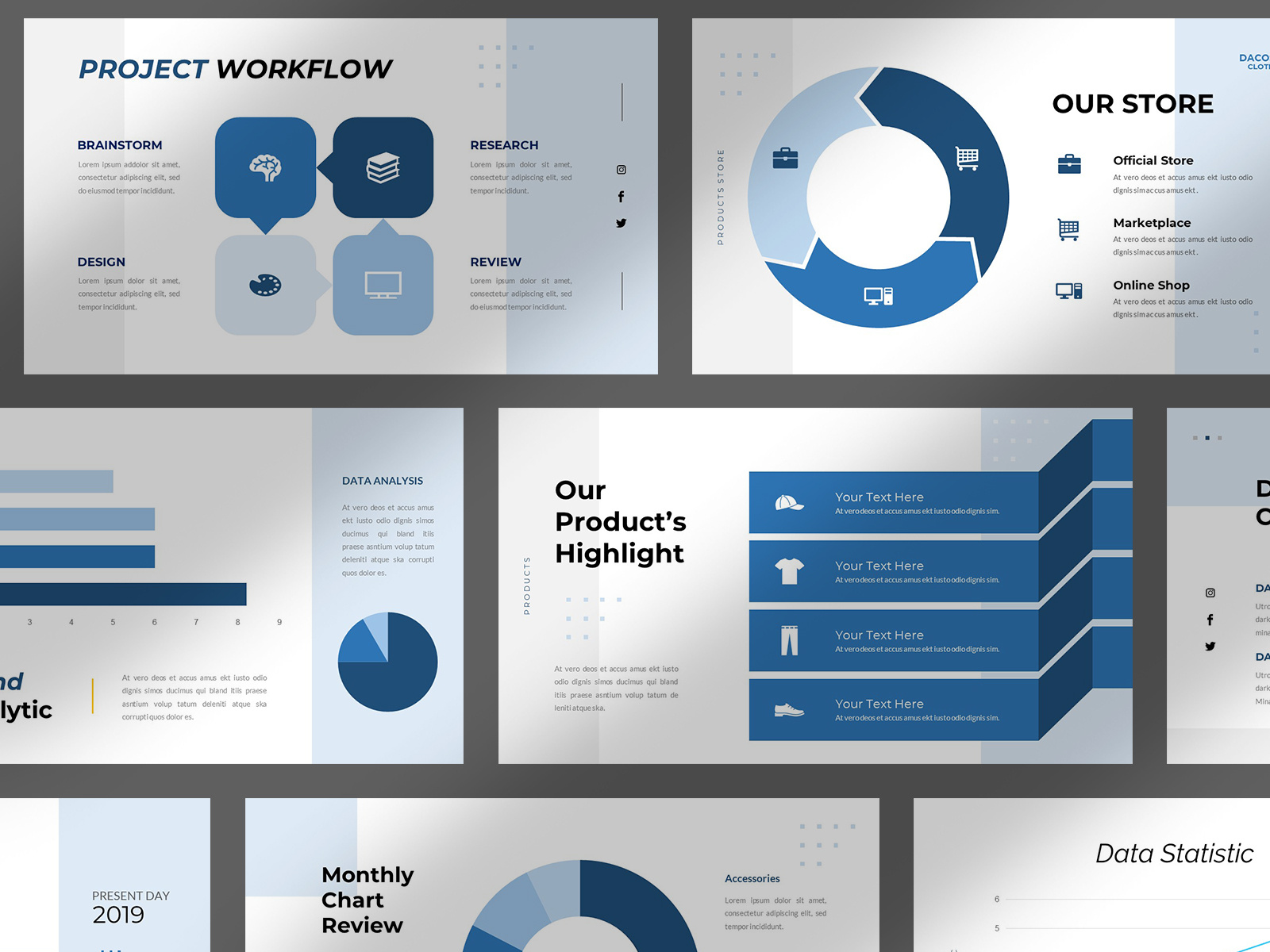 Infographic Powerpoint Template by Robby Fathur on Dribbble