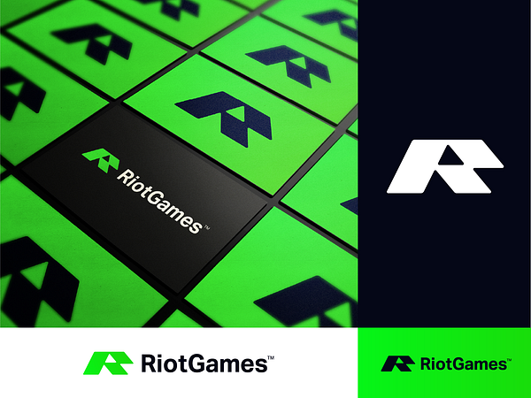 RiotGames - Logo Redesign 💚 by Jeroen van Eerden on Dribbble