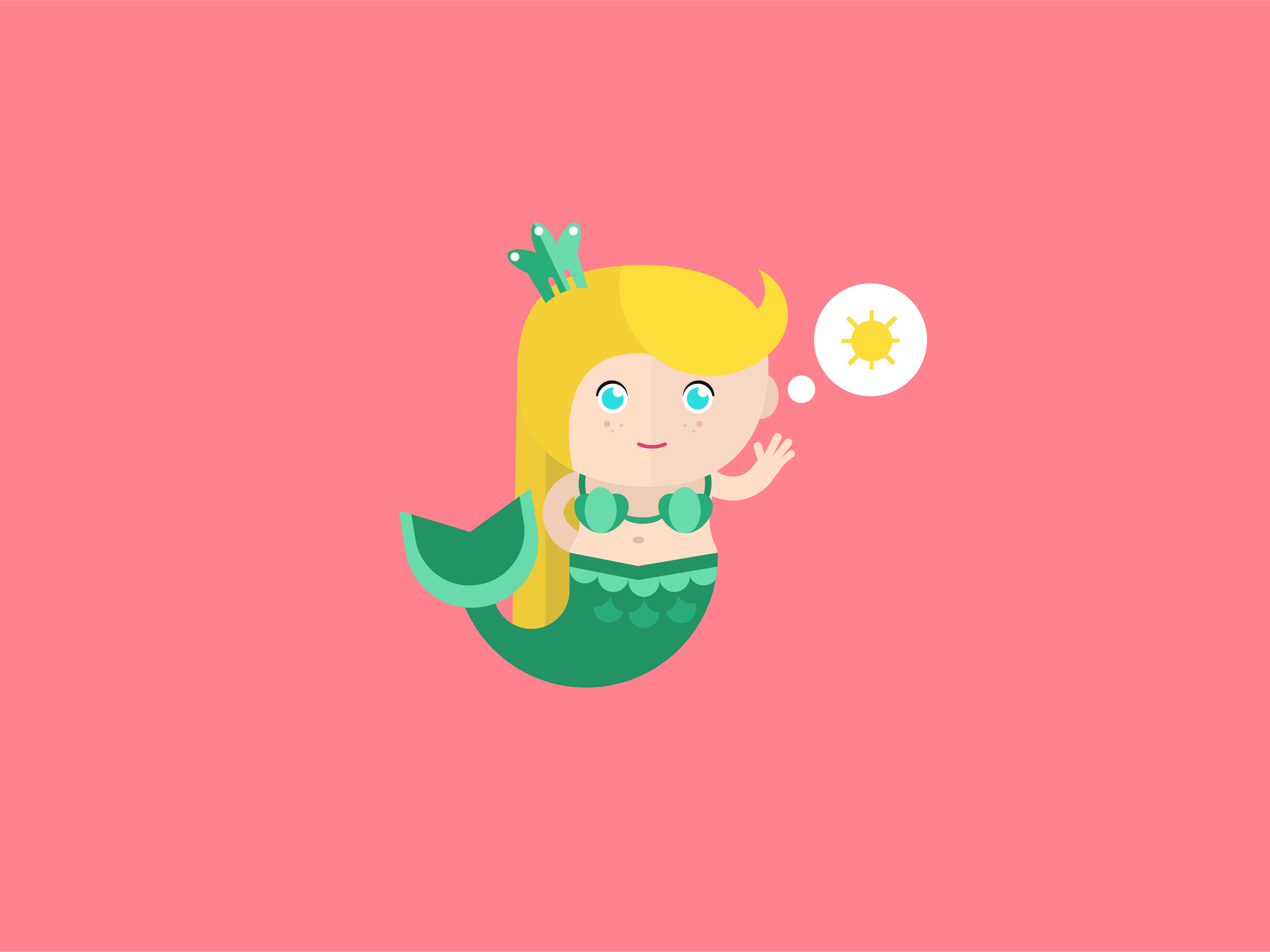 The Mermaid by Jana on Dribbble