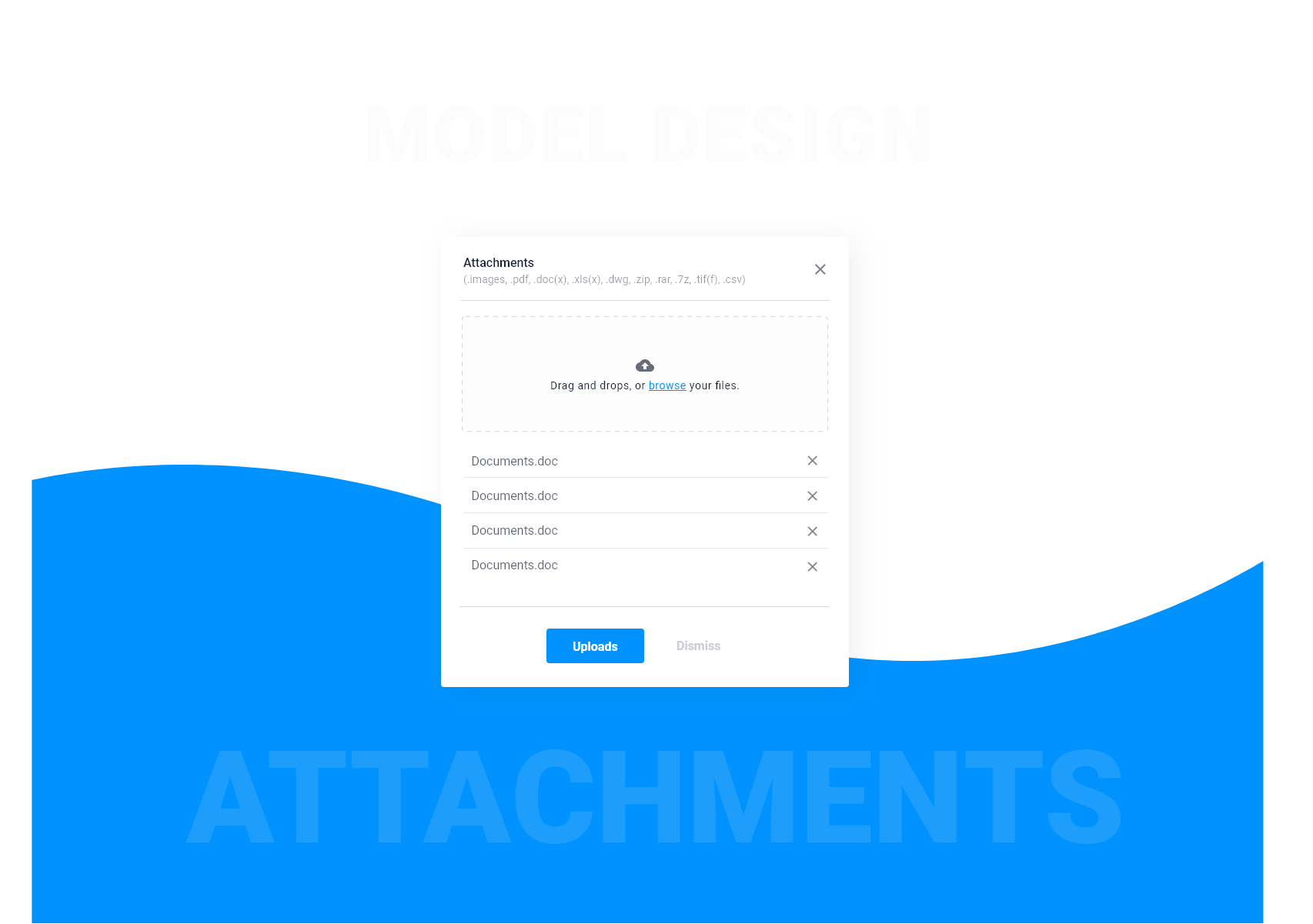 Model UI Design by Hasan Haider on Dribbble