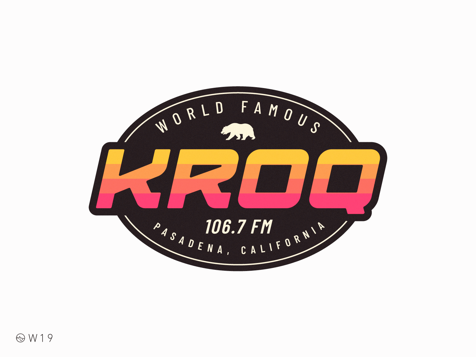 W19 - World Famous KROQ by Gustavo Zambelli on Dribbble