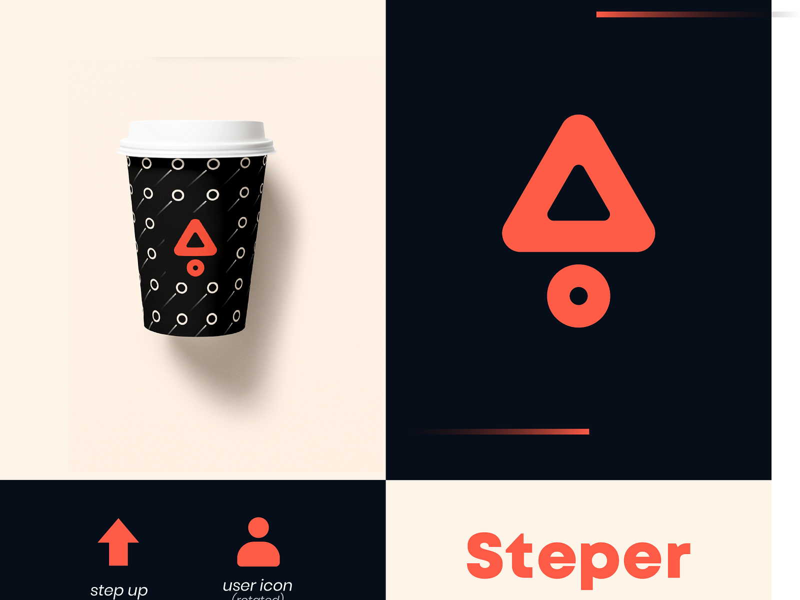 Steper Logo and identity by Mirza Medanović on Dribbble