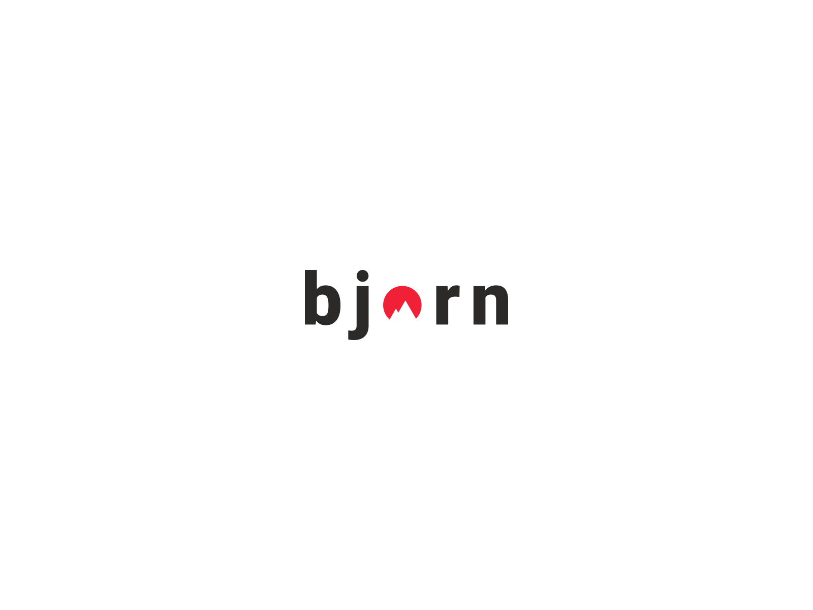 bjorn logo by redcolor on Dribbble