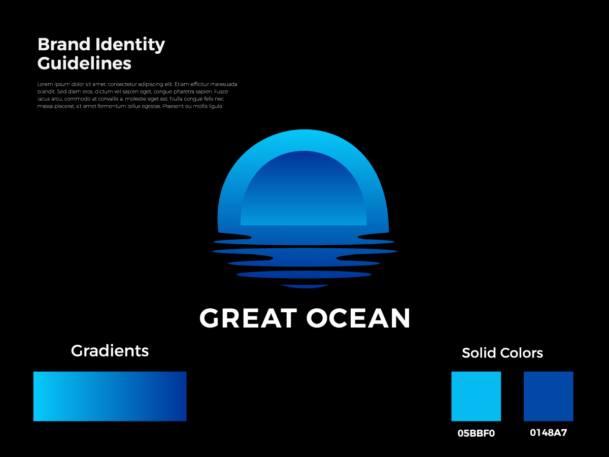 Great Ocean by Md. Amin Hossain on Dribbble