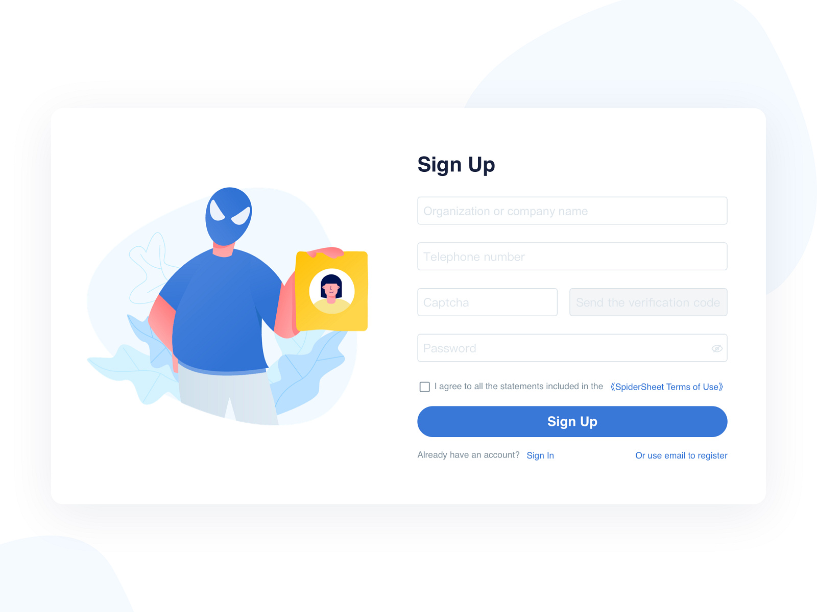 2B Product registration by C_Qing on Dribbble