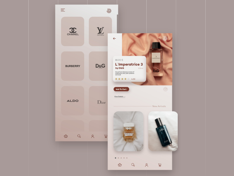 Minimal app ui design concept by The design maker on Dribbble