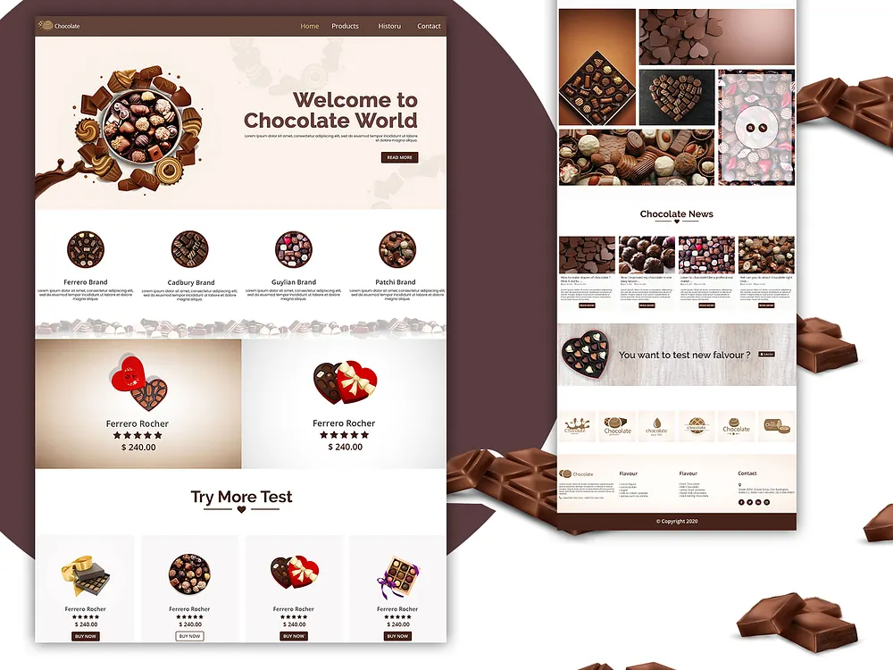 Chocolate Website designs, themes, templates and downloadable graphic ...