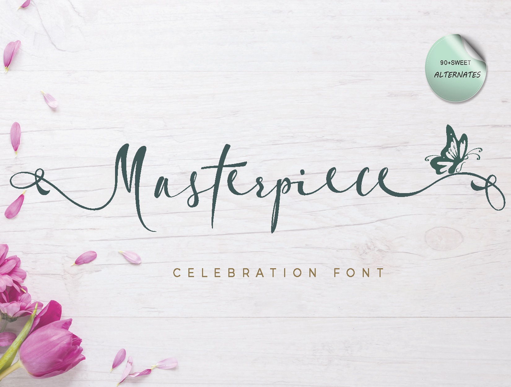 Masterpiece font by Giwidodo / Font designer on Dribbble