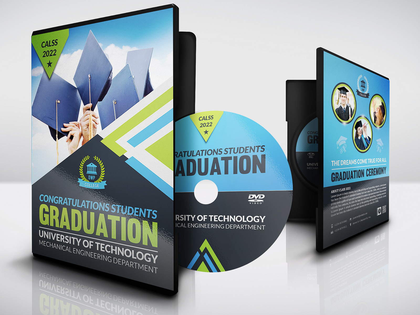 Graduation DVD Template by OWPictures on Dribbble