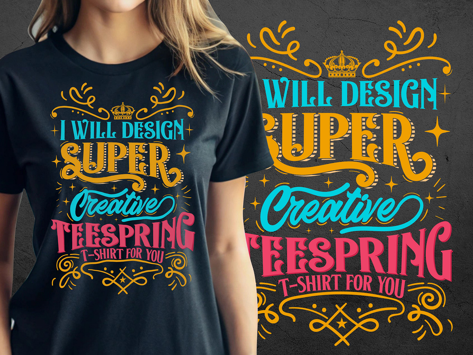 Super Creative Teespring Eye-catching t-shirt Design by Custom T-shirt ...