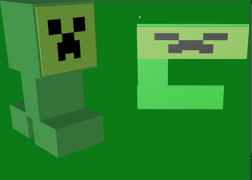 Creeper Minecraft form c by Tim Lel on Dribbble