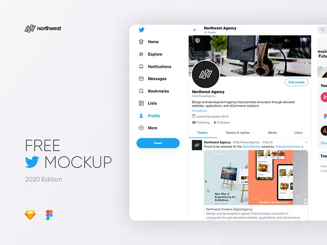 Twitter UI designs, themes, templates and downloadable graphic elements ...
