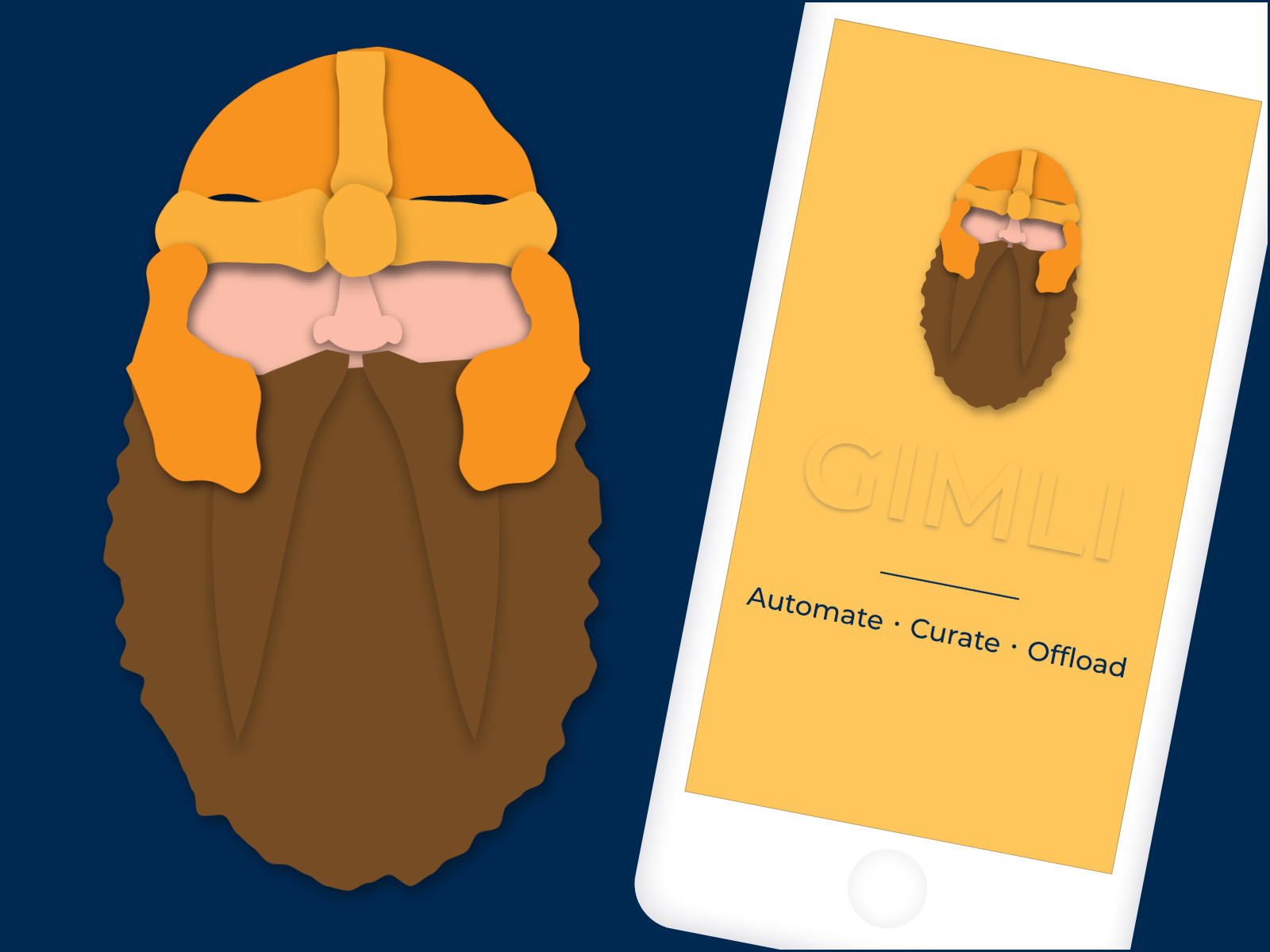GIMLI - App Icon by Leeza Mundaden on Dribbble