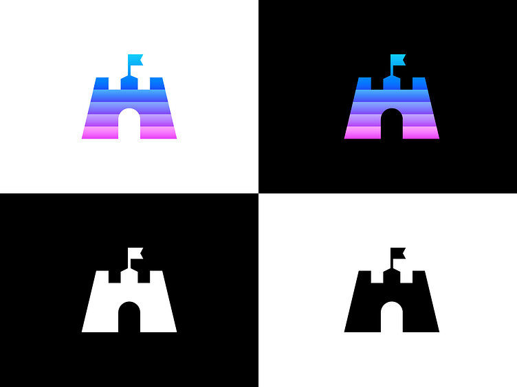 Fort Logo Design for Screen Protection Brand by Mihai Dolganiuc on Dribbble