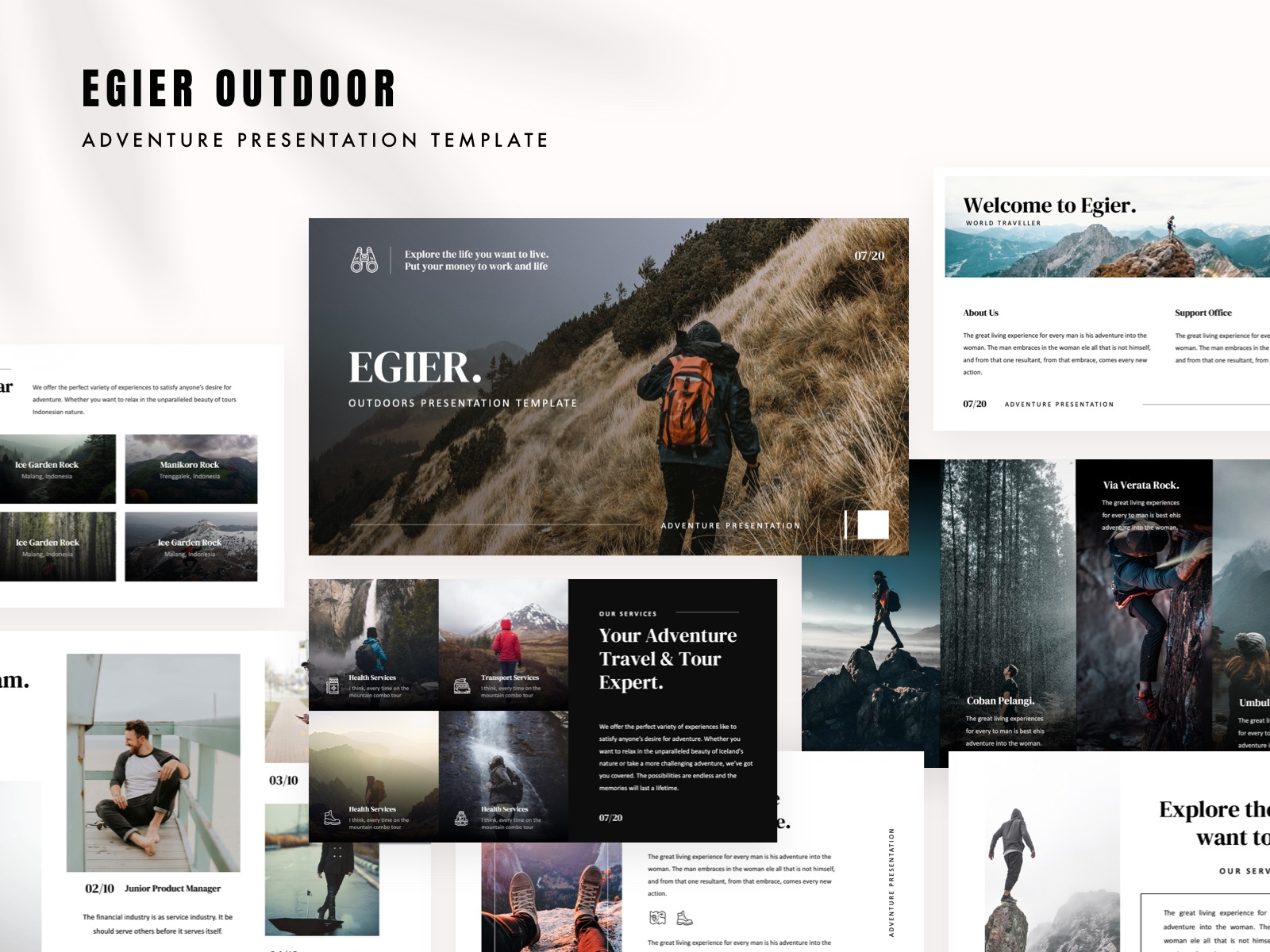 EGIER - Outdoor Presentation by Mohamad Rois for Neature Visual on Dribbble