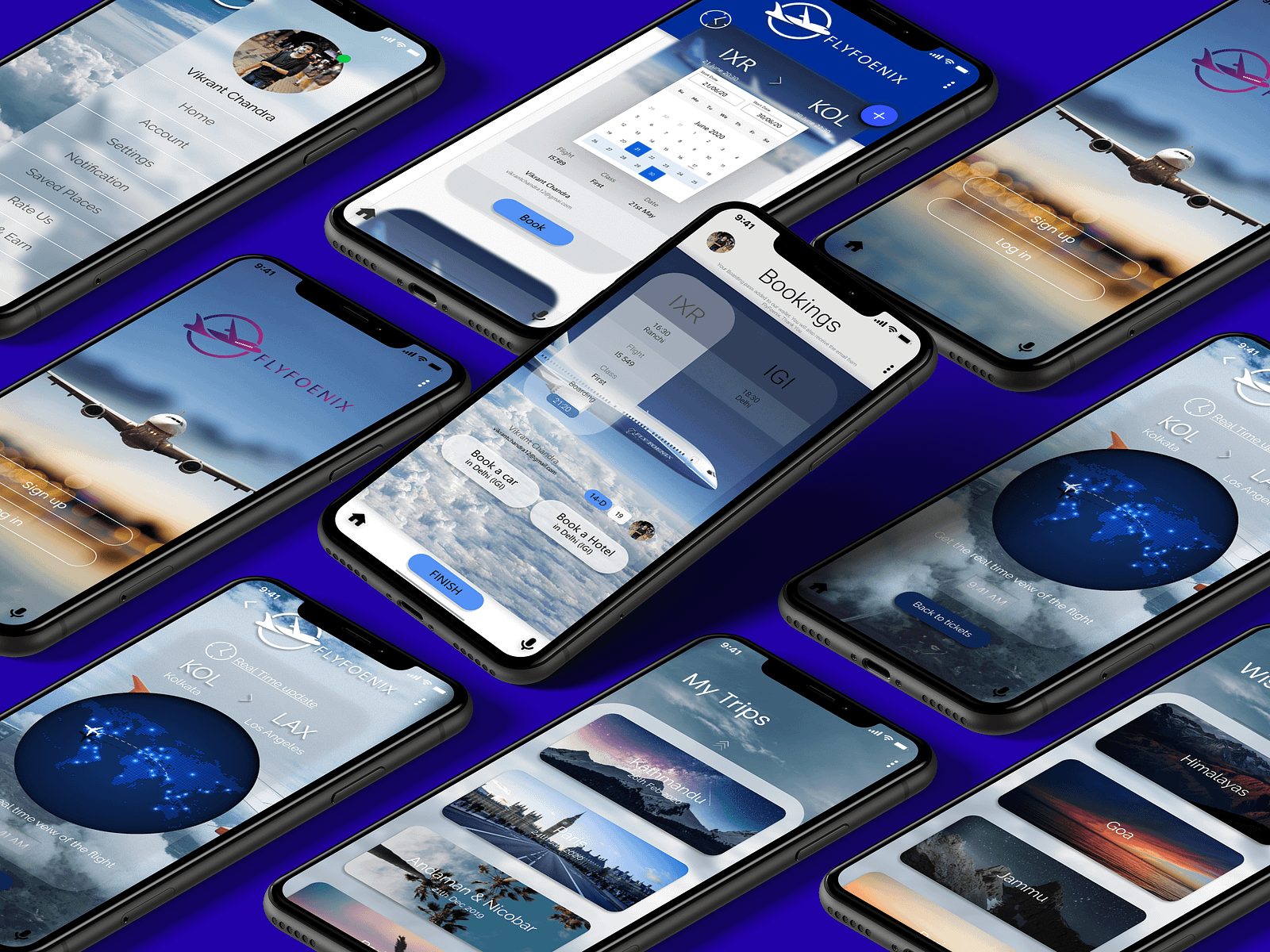 Flight Booking Application - UX/UI Design by Vikrant chandra on Dribbble