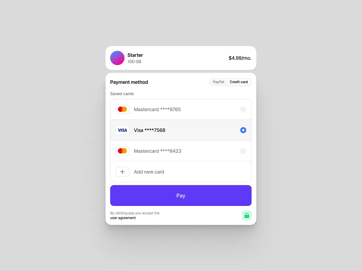 Browse thousands of Checkout UI images for design inspiration | Dribbble