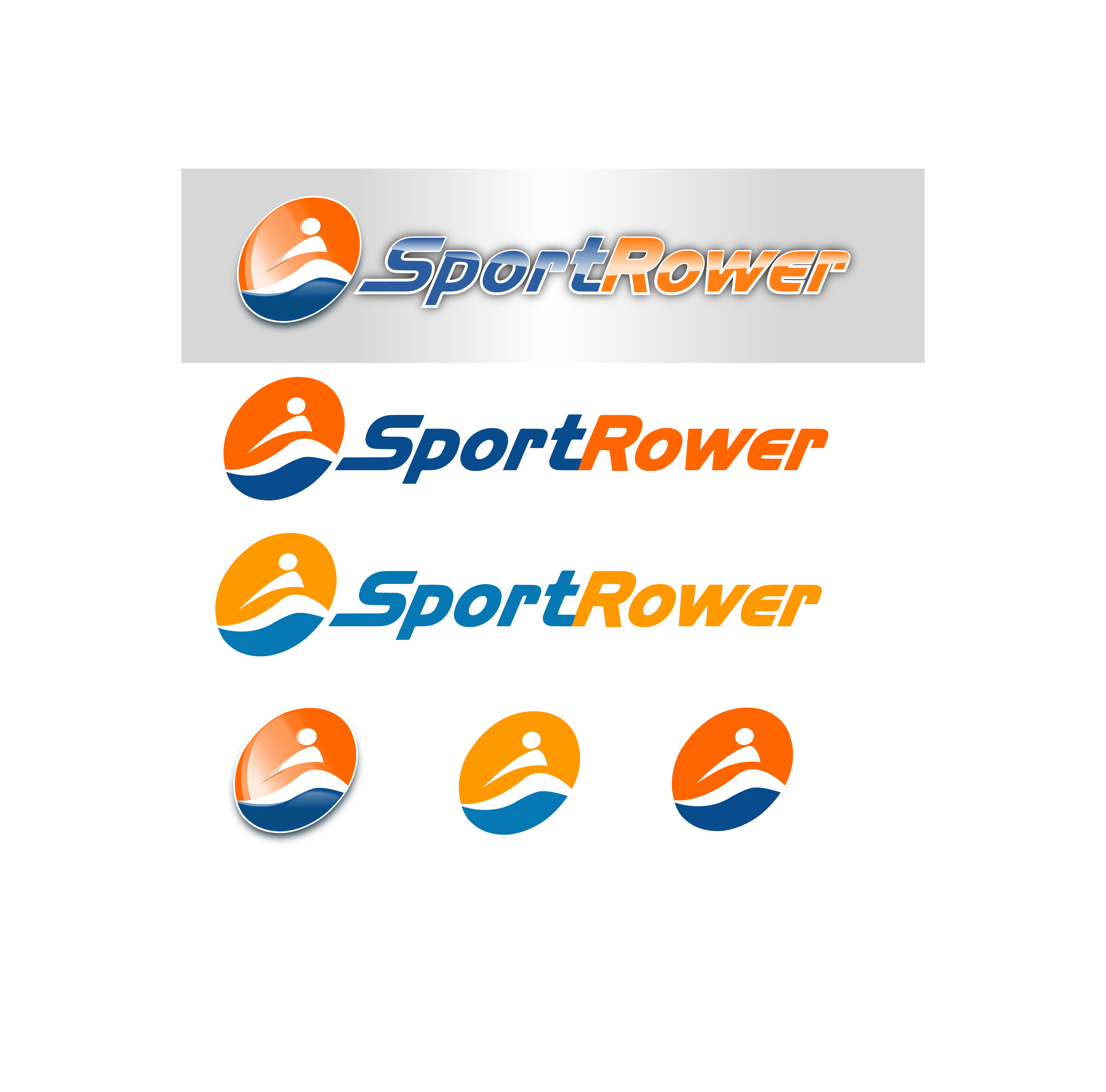 Sport Rower logo by Kirill on Dribbble