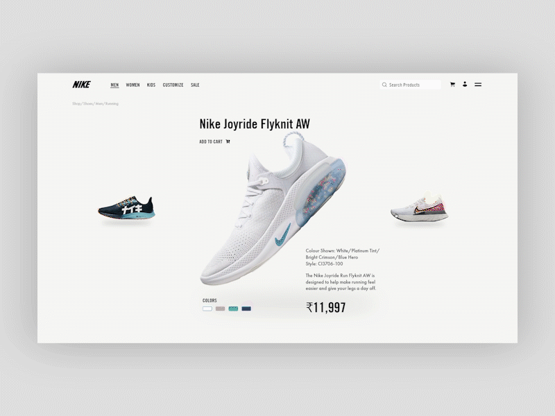Animation in UI : Vertical Scroll by Mohit Bairwa on Dribbble