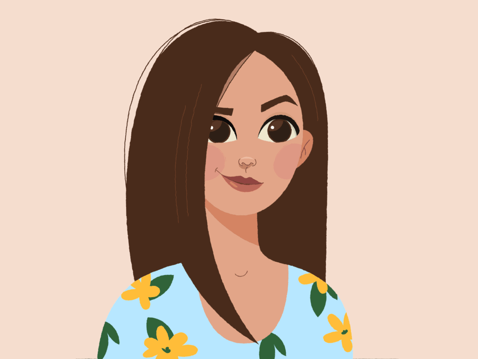 Self portrait animation by Daria Surkova on Dribbble