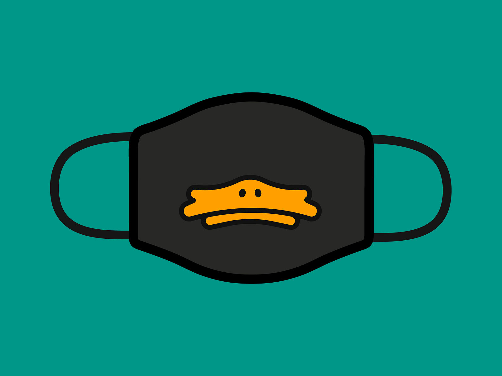 Duck Face - Design for Good Face Mask by Smokie Lee on Dribbble