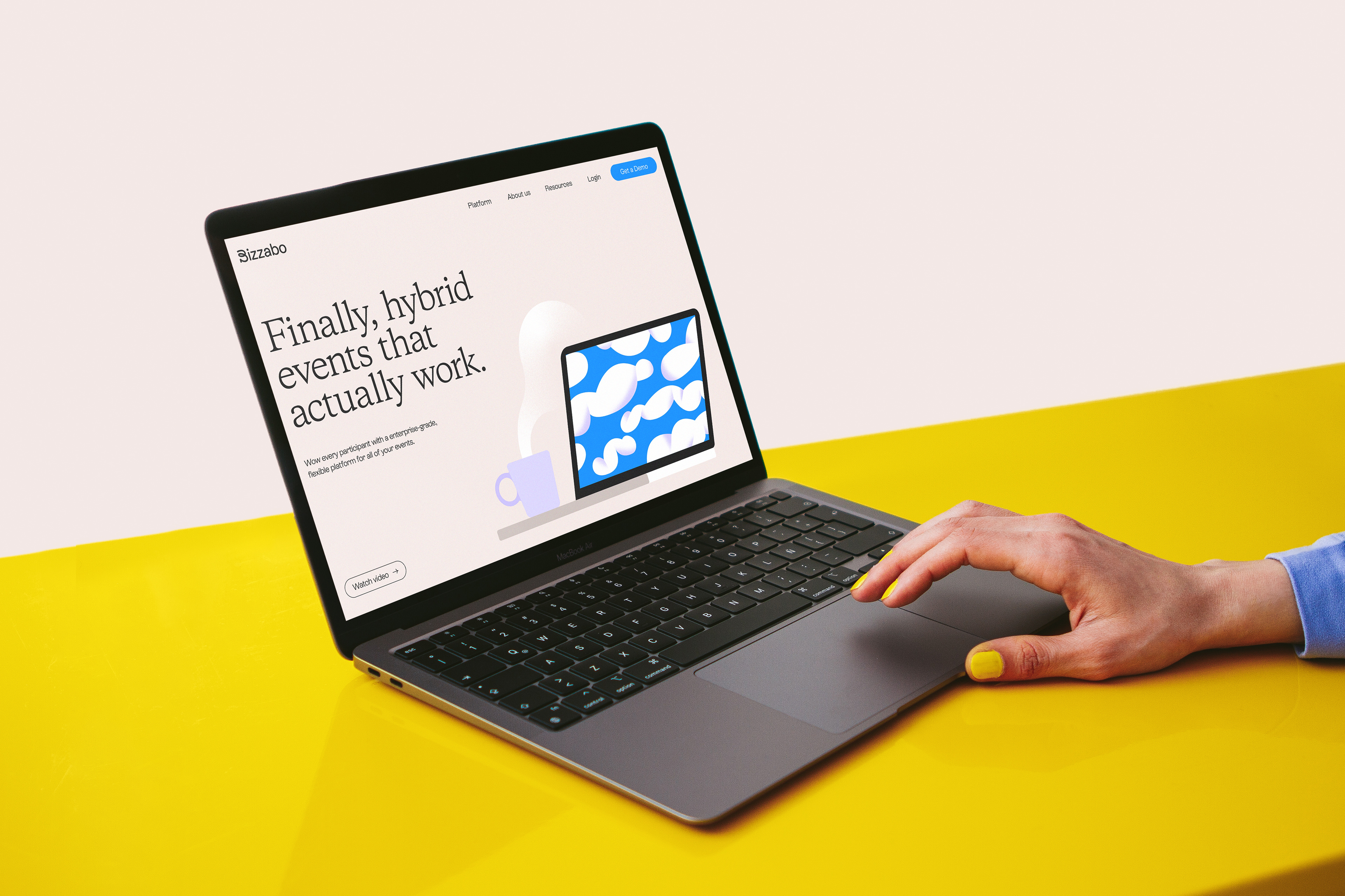 Bizzabo by Asís. on Dribbble