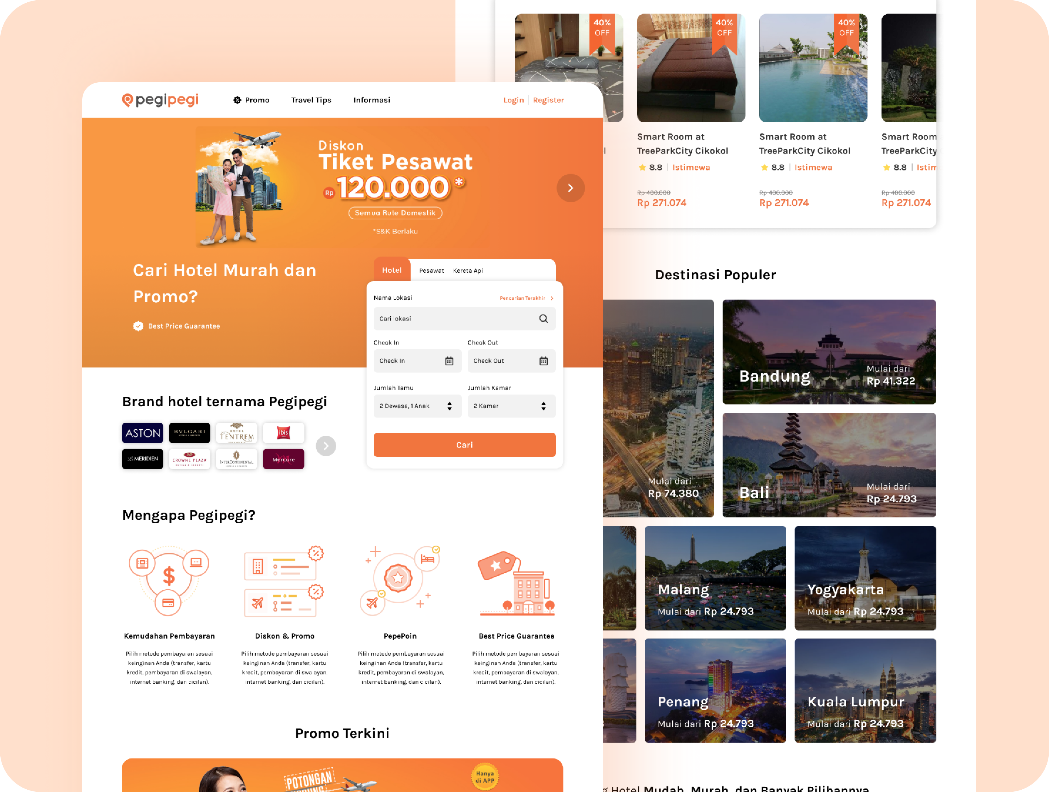 Pegipegi Design Exploration by Amalia Nurul Balqis on Dribbble
