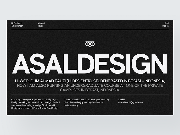 Asal Design - Personal Web Portfolio 🐧 by Asal Design 💎 for Kretya on ...