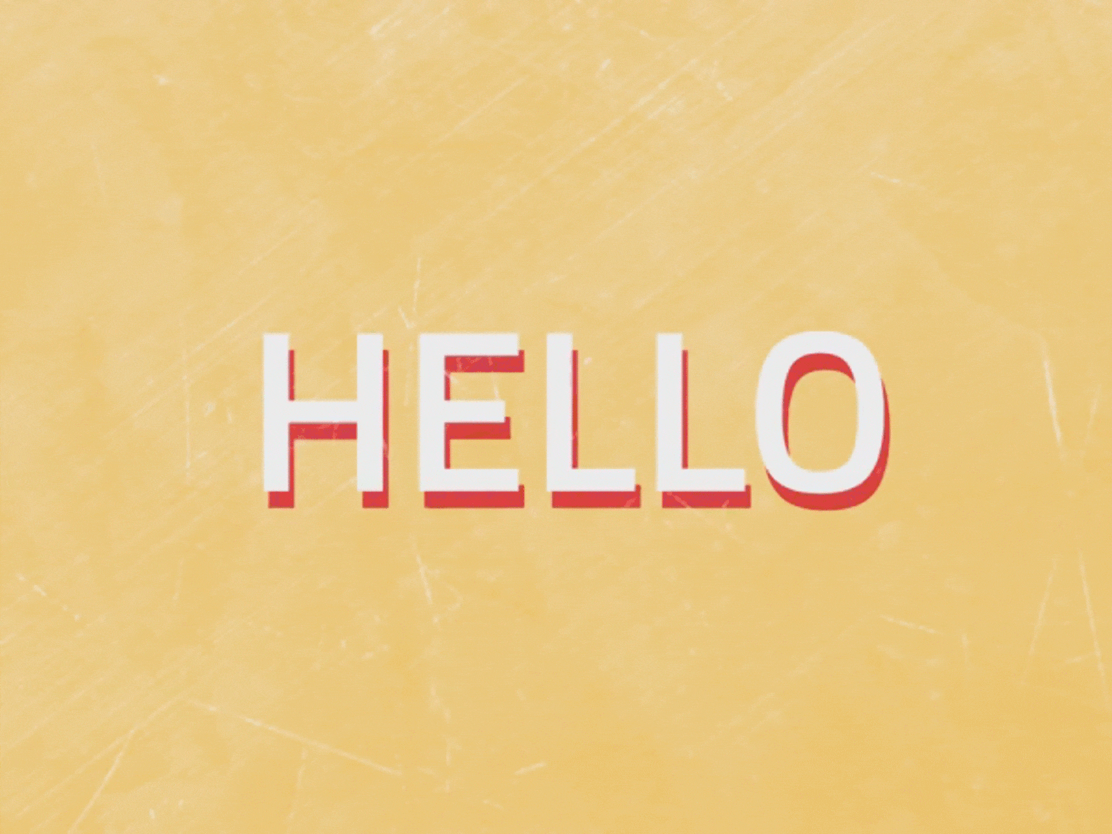 Helloooo! by sandeep virk for NICKELFOX on Dribbble