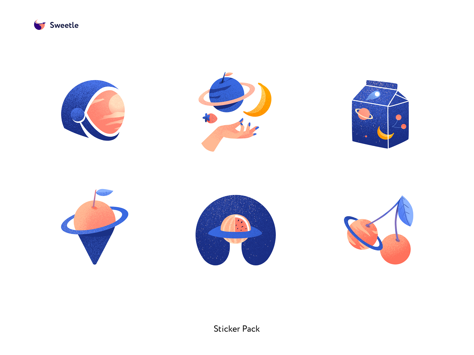 Sticker pack for Sweetle by Outcrowd on Dribbble
