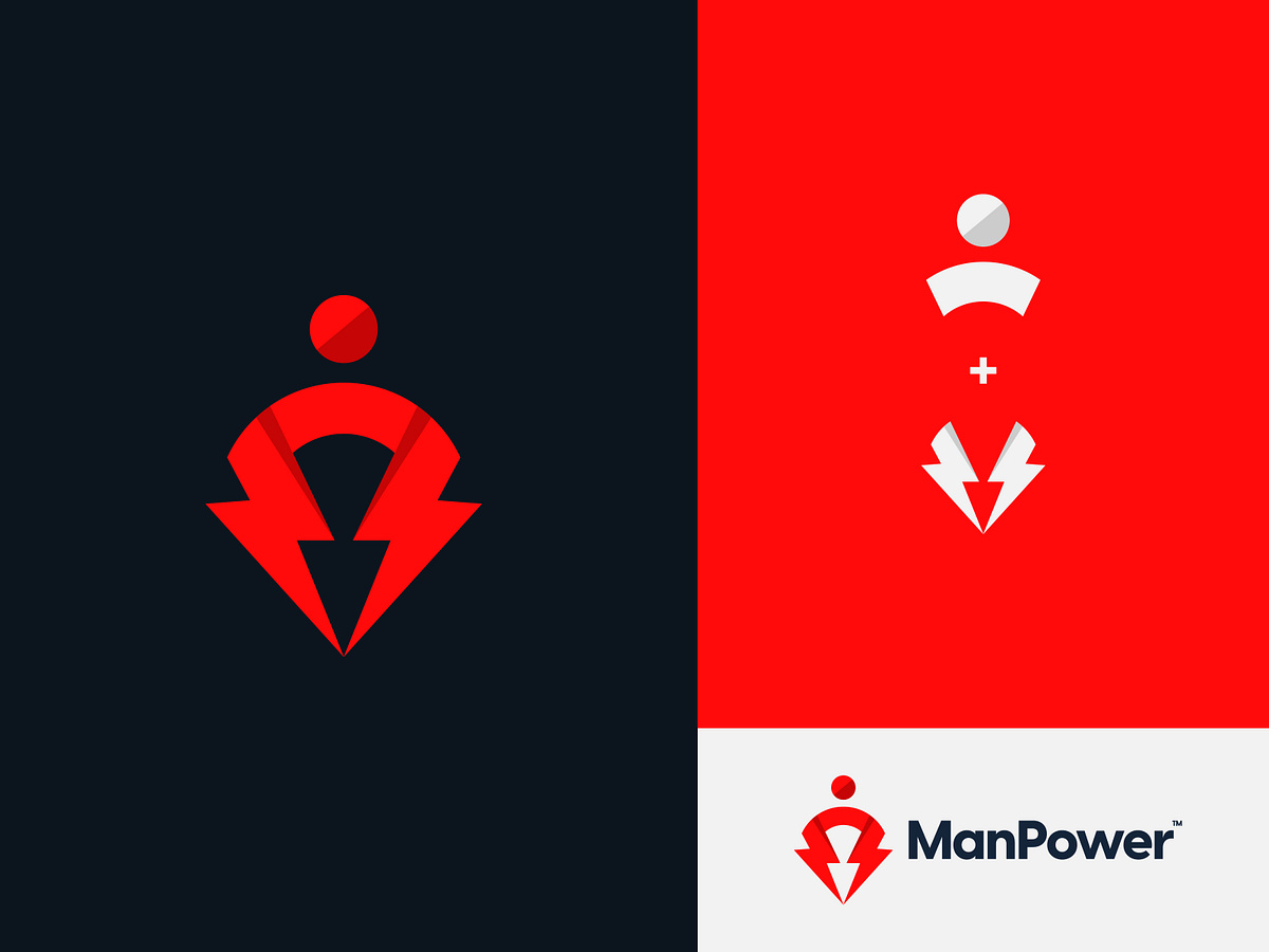 ManPower Logo Design Concept by Freelancer Iqbal | Logo & Brand ...