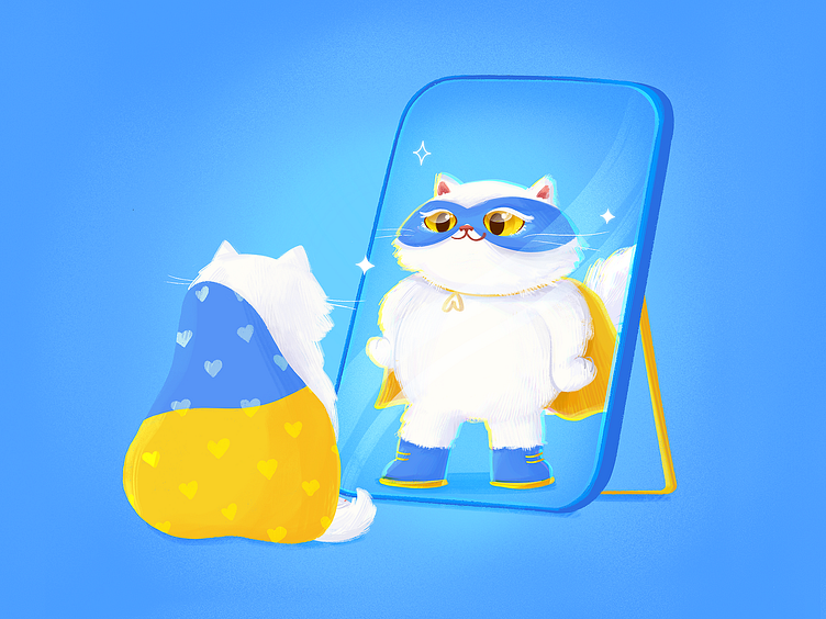 Hero Inside You by Elena Maykhrych on Dribbble