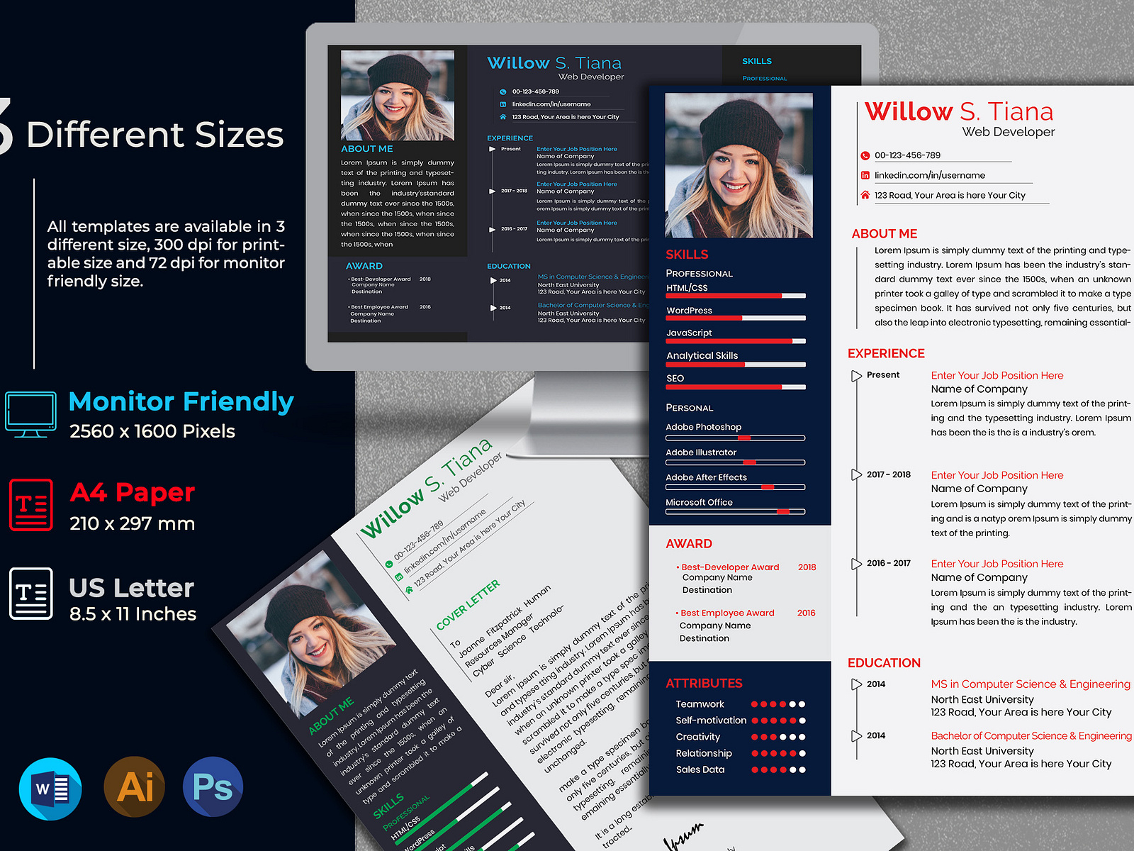 Clean Professional Creative and Modern Resume by Mohammed Sumon on Dribbble