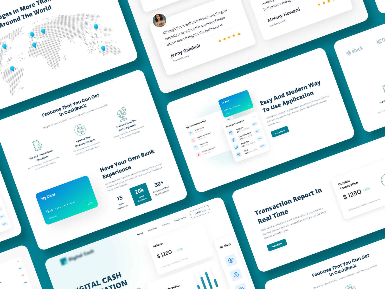 Banking web site by Ramotion on Dribbble