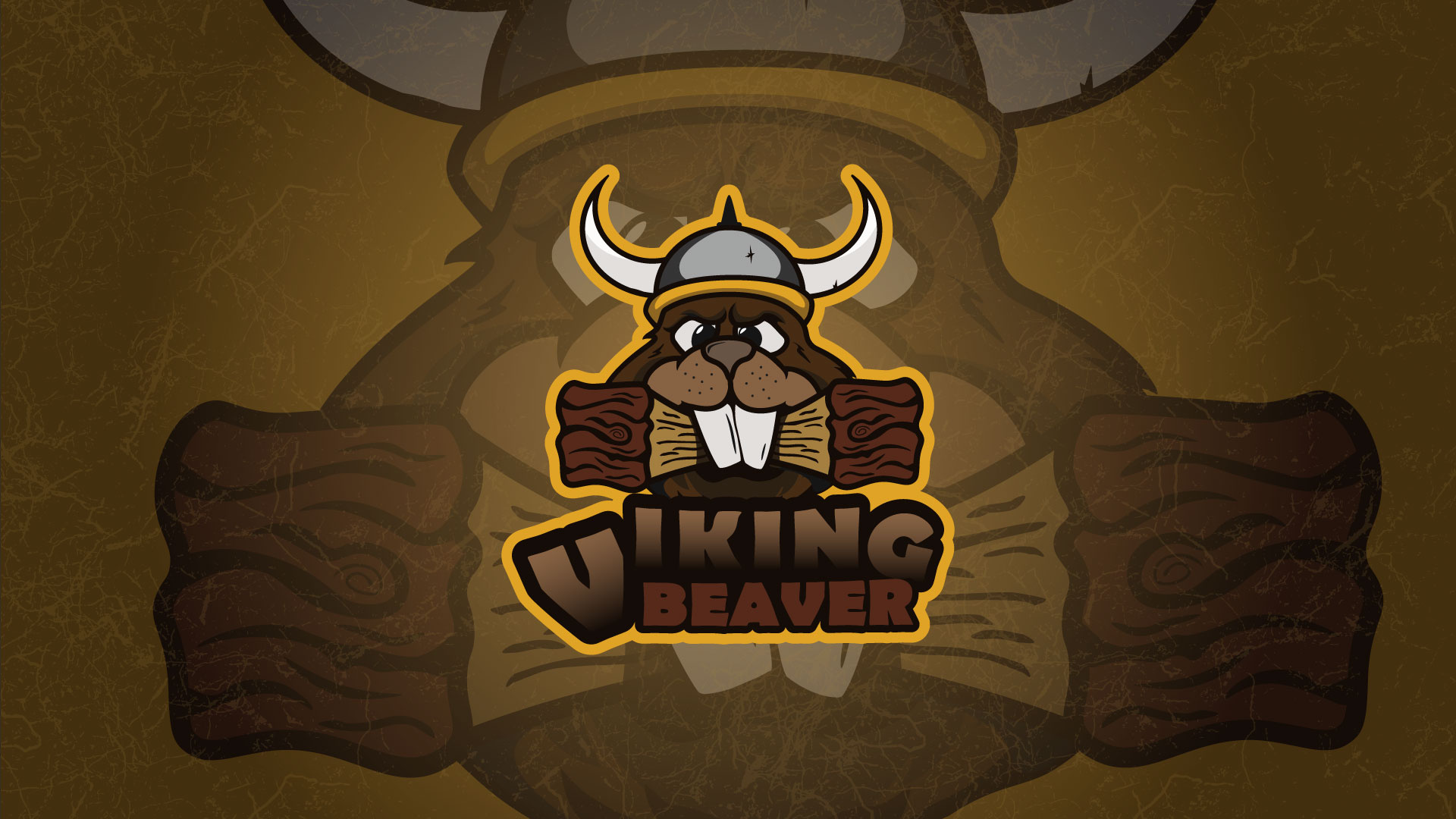 Viking Beaver Mascot Logo by Vaida Mastaraite on Dribbble