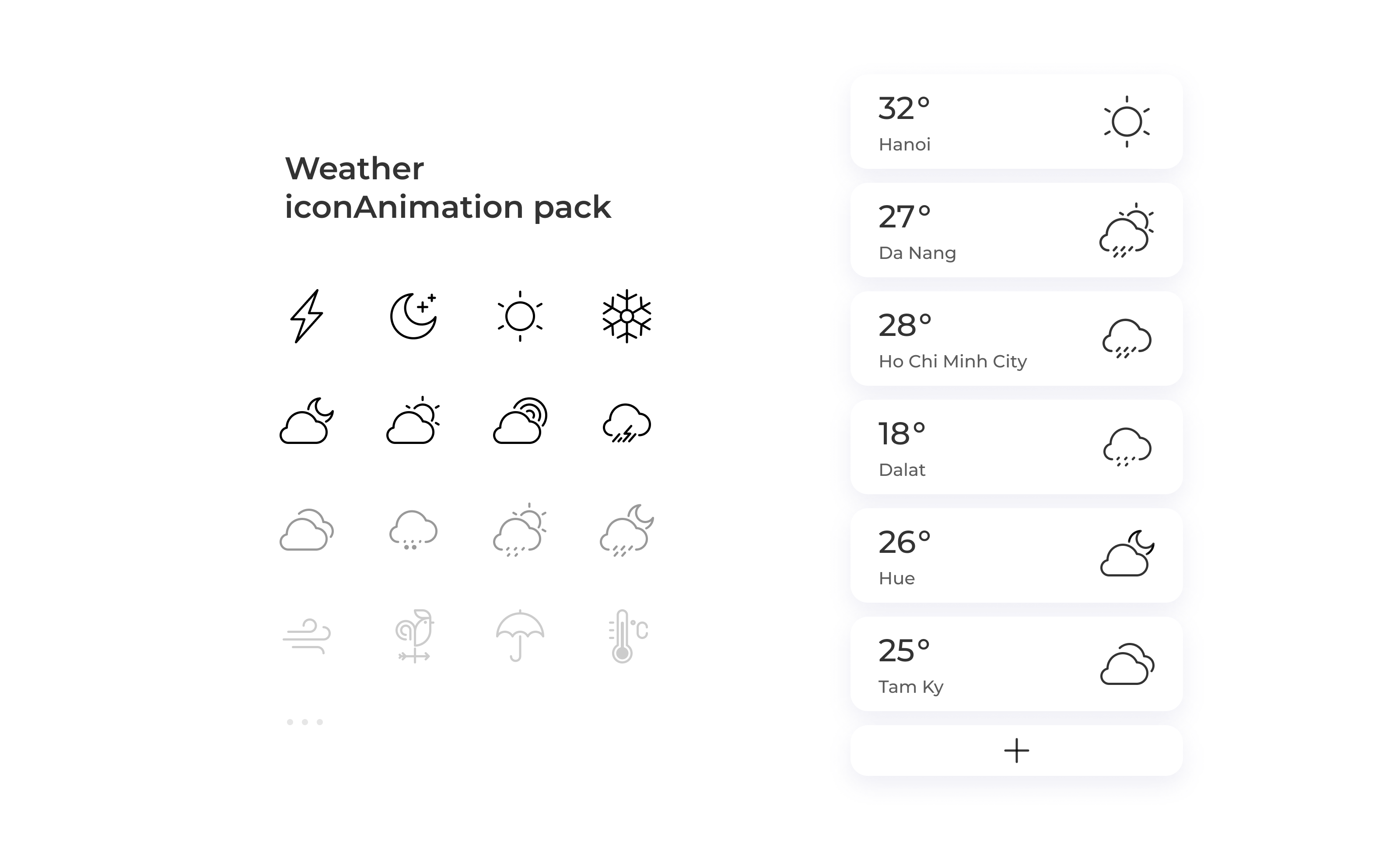 Weather UI Concept by Yup Nguyen for Creatvie on Dribbble