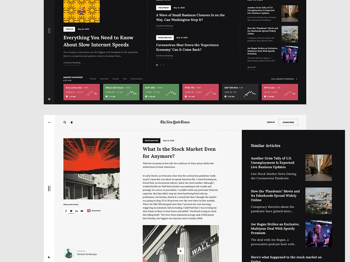 News UI designs, themes, templates and downloadable graphic elements on ...