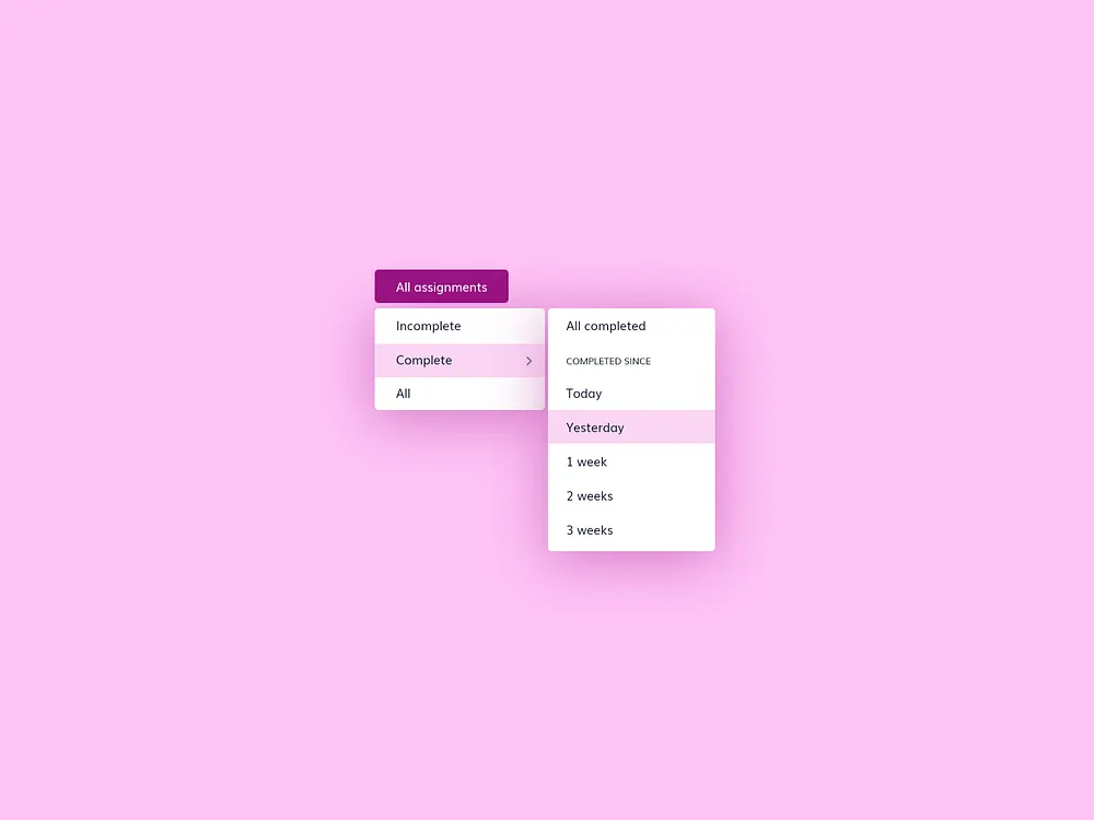 Browse thousands of Multi Level Dropdown images for design inspiration ...