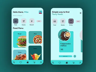 Resturent App Design designs, themes, templates and downloadable ...
