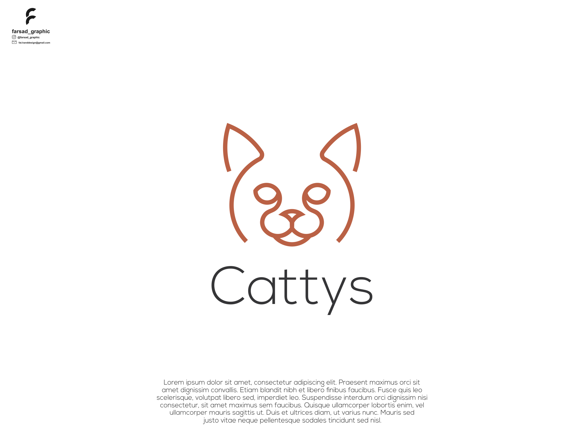 Catty Logo by fathan on Dribbble