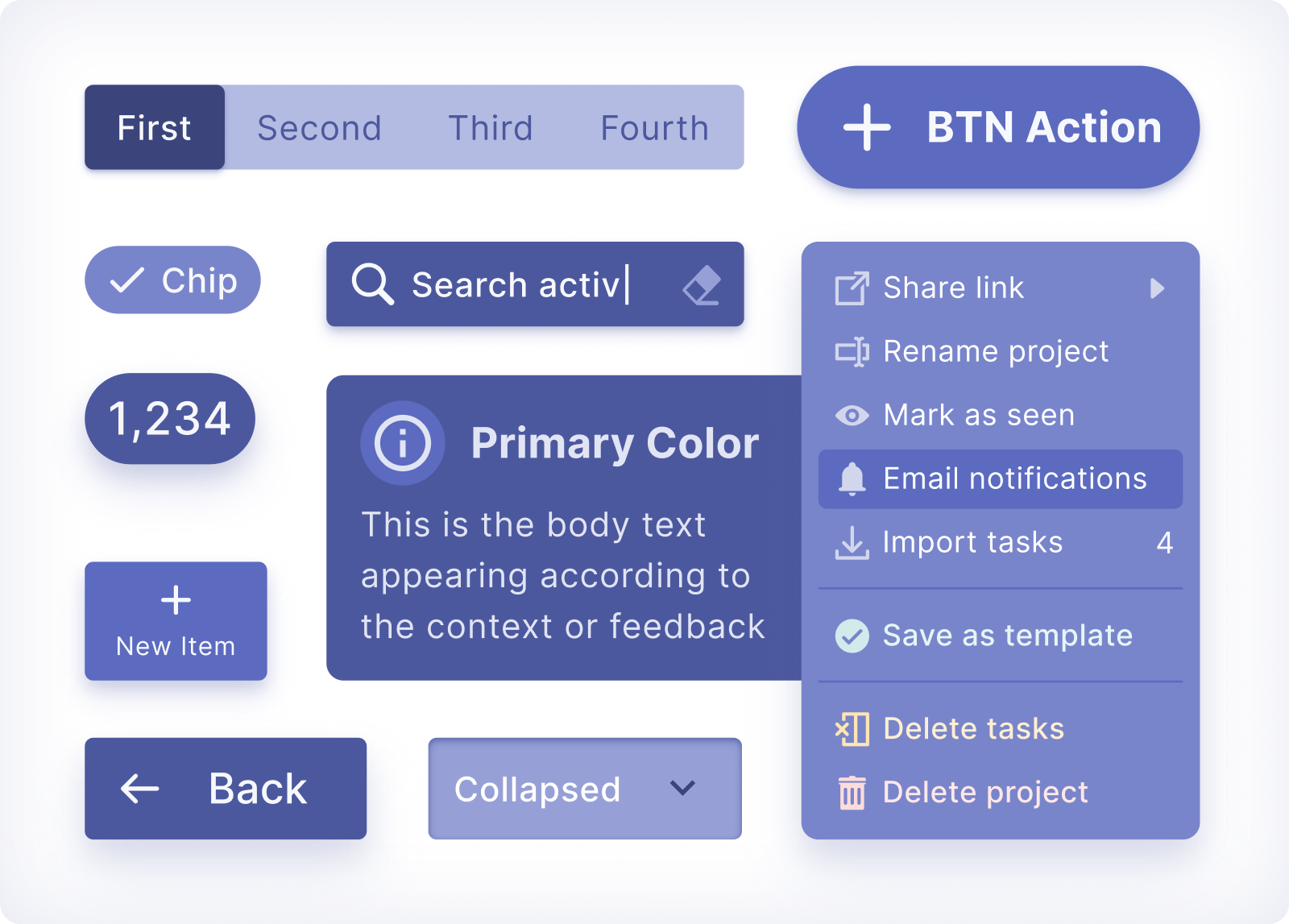 React UI kit in Figma - From Flat to Filled styles by Roman Kamushken ...