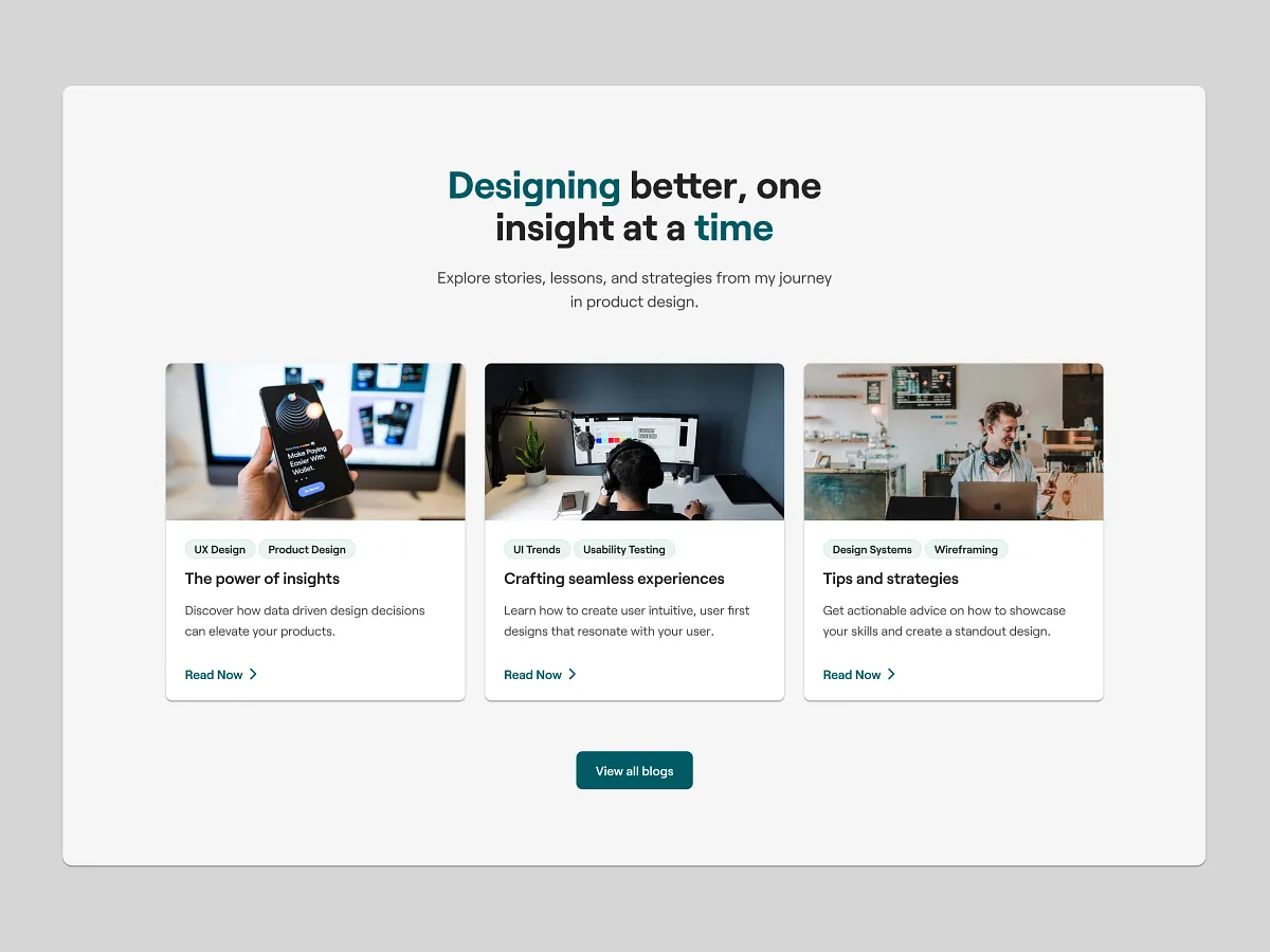 Browse thousands of Blog Card images for design inspiration | Dribbble