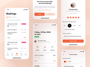 Readyhubb. Mobile App to book beauty services by Nick Zaitsev for ...