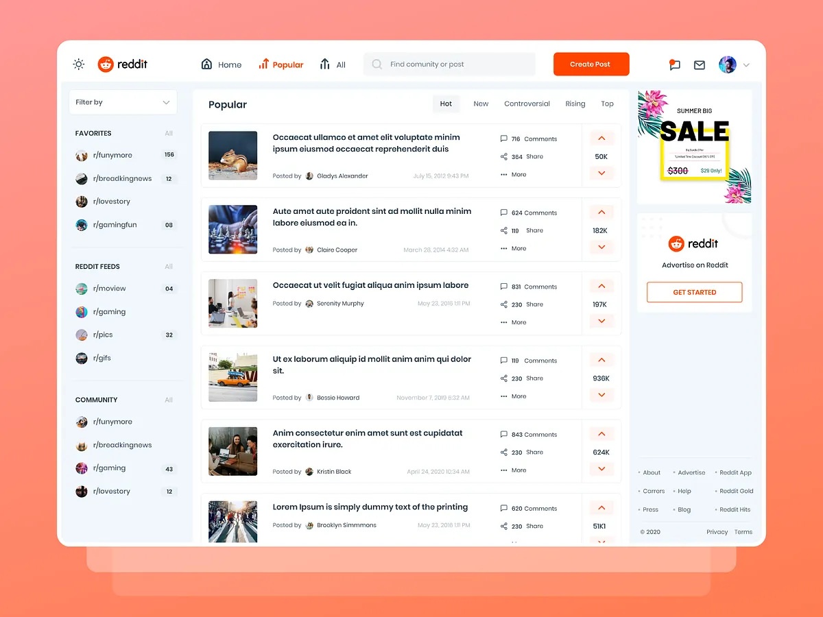 Browse thousands of Reddit Redesign images for design inspiration ...