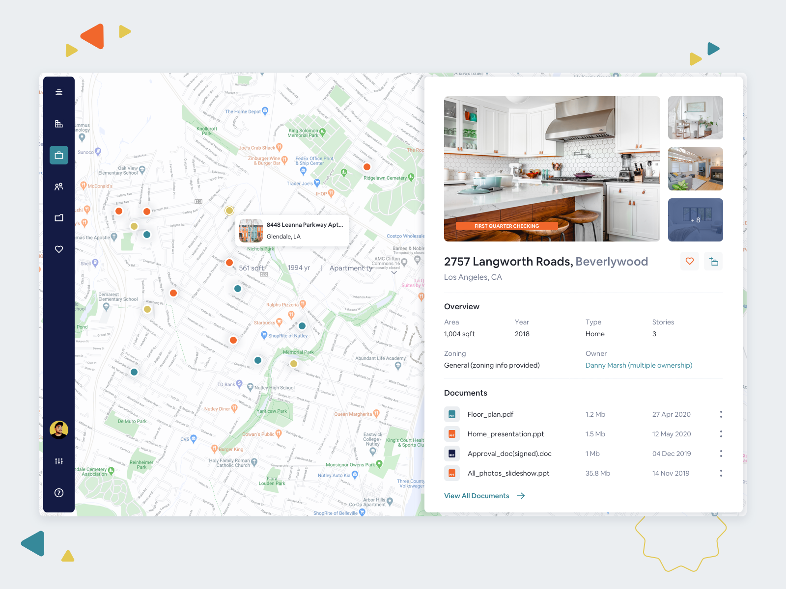 Map for Real Estate platform by Rebeka D. on Dribbble