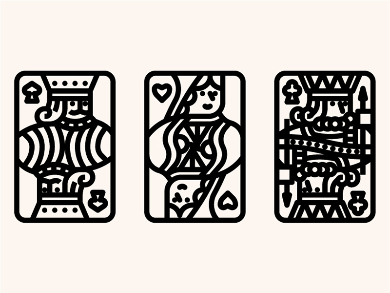 The classic royal cards icons by luketaibai on Dribbble